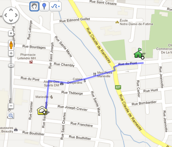 Pour mener un travail autour du plan du quartier.