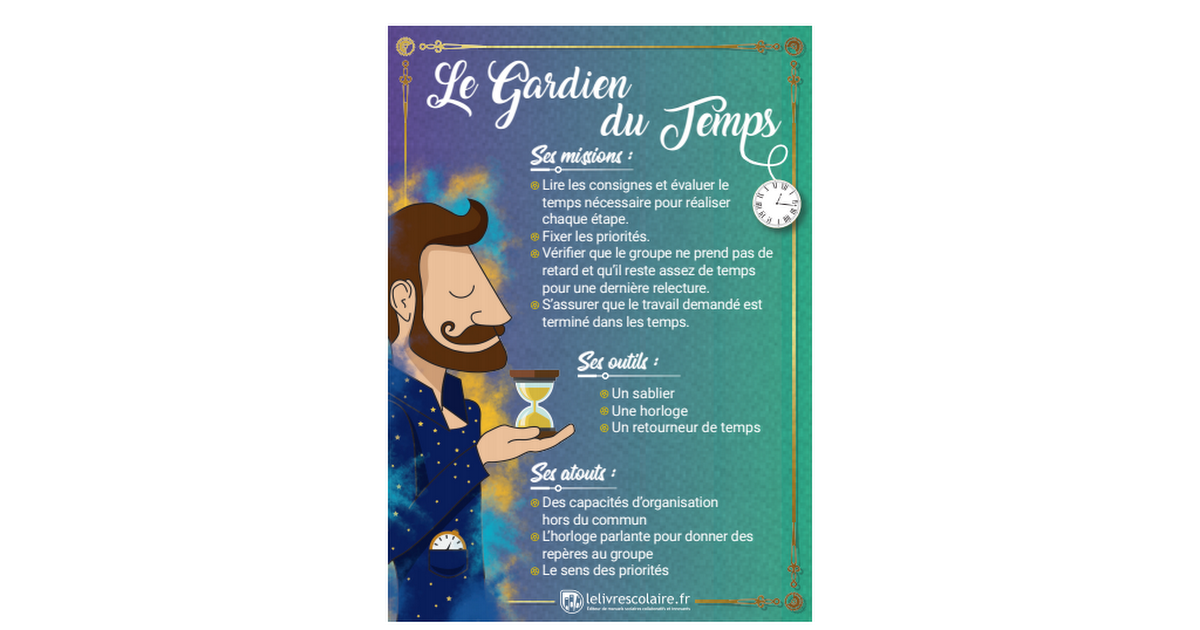 Des cartes pour gérer les responsabilités dans le travail de groupe