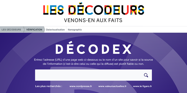 Décodex : une extension pour vérifier l’info directement dans votre ...